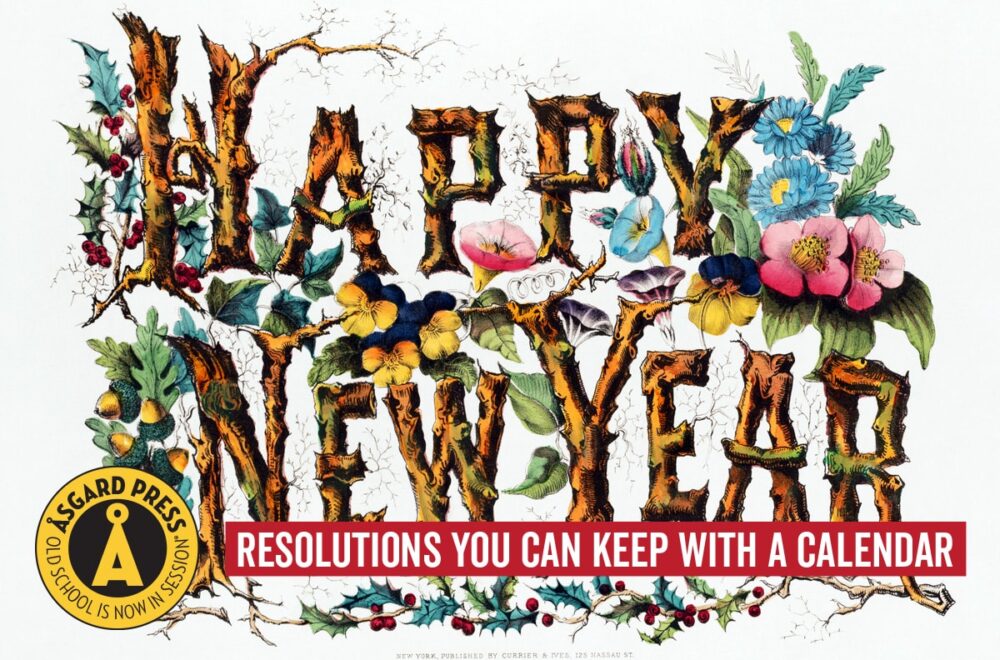 5 Resolutions You Can Keep By Using a Calendar - Asgard Press